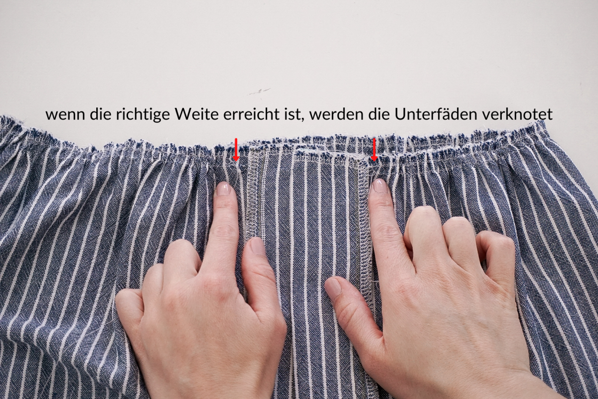 Rock nähen ohne Schnittmuster - kostenlose Schritt für Schritt Anleitung